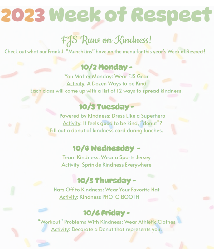 FJS Week of Respect | Frank J. Smith School
